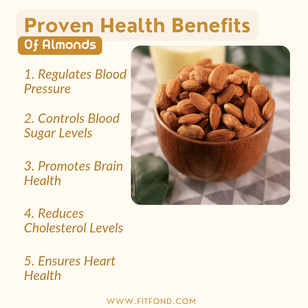 7 Health Benefits Of Almonds, Backed By Science - FITFOND